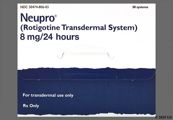 Neupro 8Mg/24Hr Transdermal Pat 30 Ea Film Er - 134219