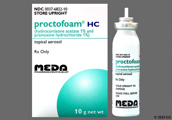 Proctofoam Hc 1%-1% Topical Aerosol Foam 10 Gms Aer Foam - 116592