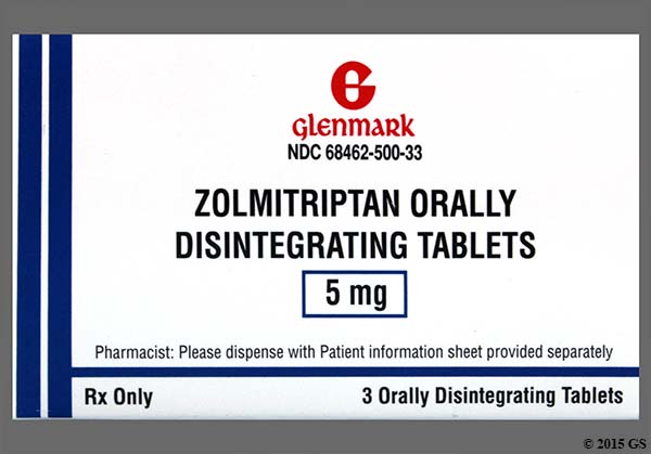 Zolmitriptan 5Mg Oral Disintegrating Tab 1 UD - 109177