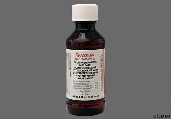 Brompheniramine Maleate 2Mg/5ML, Pseudoephedrine - 173229