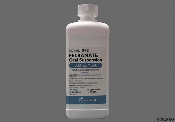 Felbamate 600Mg/5ML Oral Susp 473 Ml Susp - 179937