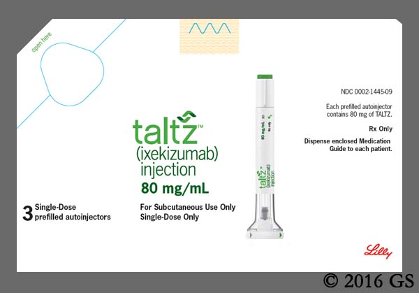 Taltz 80Mg/ML Auto Injector Sol Inj 3 Pre-filled Syr - 109223