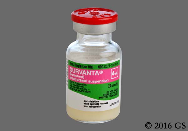Survanta 25Mg/ML Intratracheal Susp 1 Vials 4 Ml - 109825