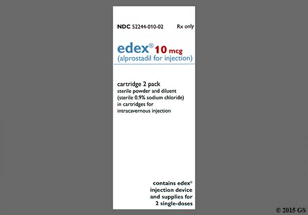 Edex Cartridge 10Mcg Pwd Inj 2 Cartridges 2 Ea - 102464