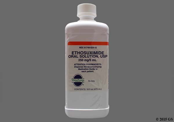 Ethosuximide 250Mg/5ML Oral Sol 473 Ml Sol - 179852