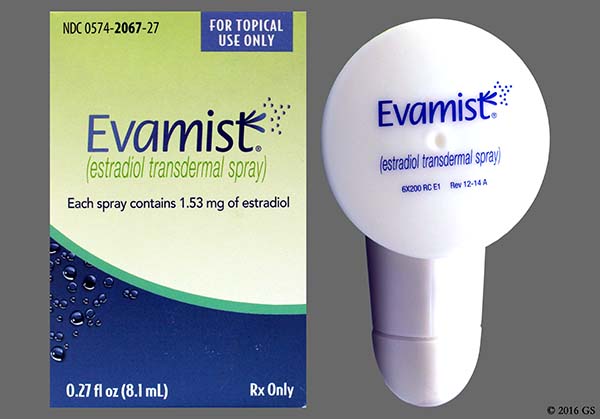 Evamist 1.53Mg/Actuation Transdermal Spray 8.1000 ML - 114050