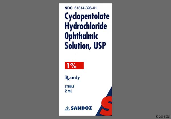 Cyclopentolate HydroChl 1% Ophthalmic Drops, Sol 2 ML Sol - 108160