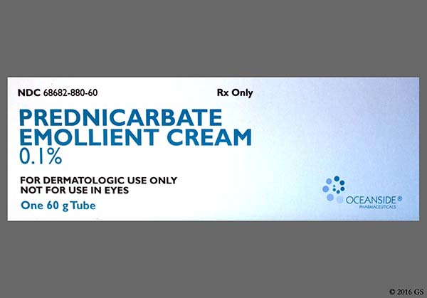 Prednicarbate 0.1% Topical Crm, Emulsified Base 60 Gms - 144012
