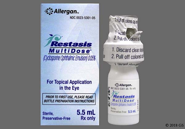 Restasis 0.05% Multidose Ophthalmic Emulsion 5.5000 ML - 112888