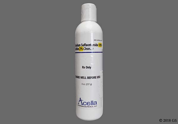 Sulfacetamide Sod 10%, Sulfur 2% Topical Susp, Cleanser 227 - 176472