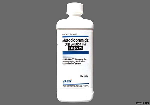 Metoclopramide HydroChl 5Mg/5ML Oral Sol 473 Ml Sol - 179864