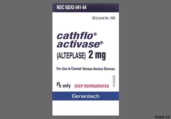 Cathflo Activase 2Mg Pwd Inj 1 Vials 1 Ea - 102024
