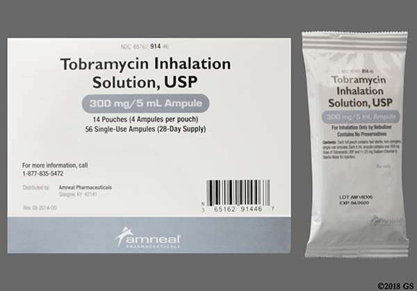 Tobramycin Sulf 300Mg/5ML Nebulizer Sol 56 Amps 5 Ml - 177822