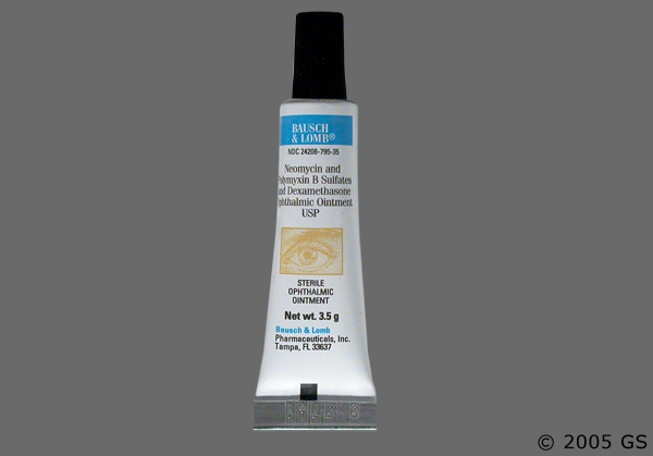 Neomycin Polymyxin B Dexameth 3.5GM Ophth Oint - 109490
