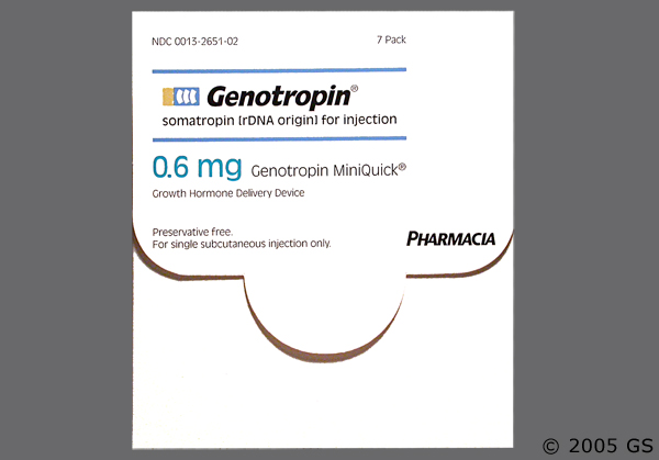 Genotropin Miniquick 0.6Mg Pwd Inj 7 Dual-chamber Syr, With - 113710
