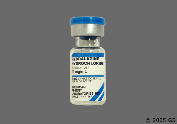 Hydralazine HCL 20Mg/Ml 25x1Ml Vials - 123593